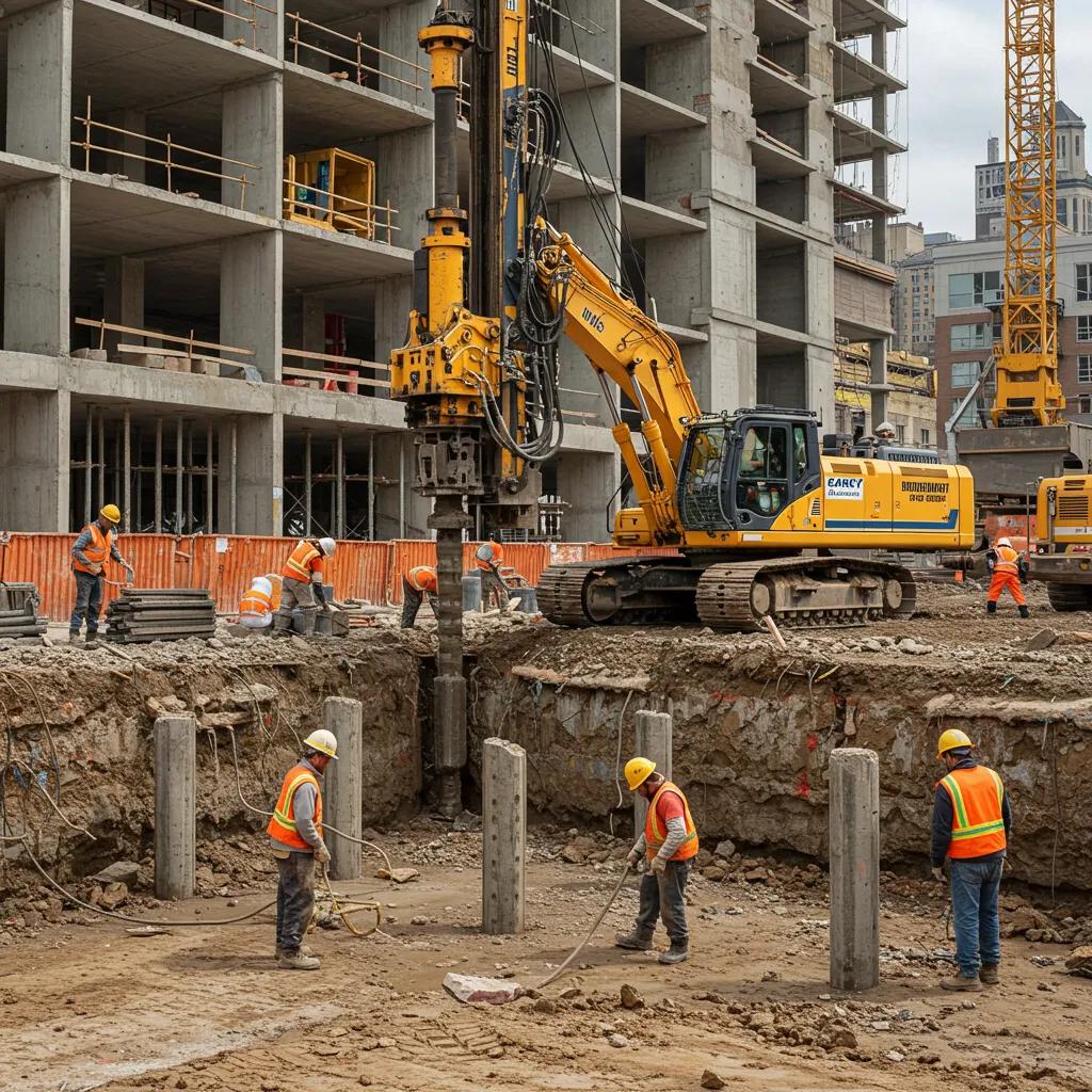 Building Mastery: Piling and Deep Foundations Explained | B & R Steel Ltd
